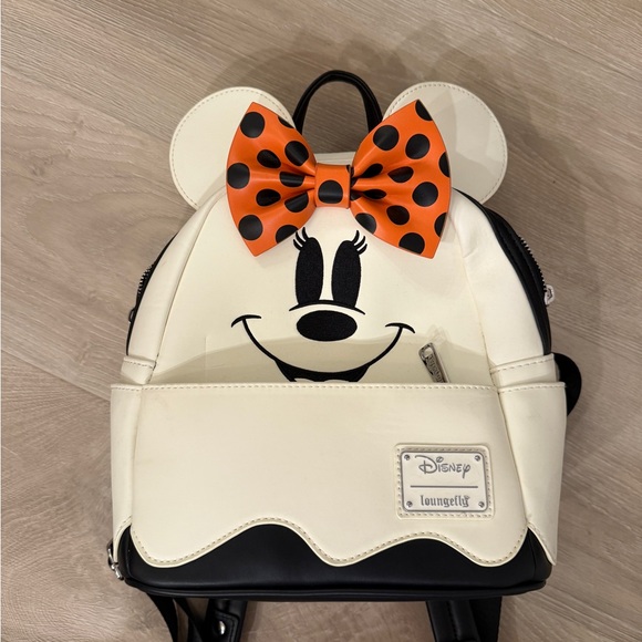 Loungefly | Bags | Loungefly Minnie Mouse Ghost Backpack | Poshmark